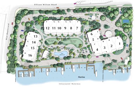 Site Plan The Residences Palm Beach Gardens Presentation