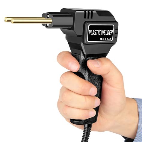 자동차 범퍼 수리 플라스틱 용접기 키트 히트 건 플라스틱 용접기 차고 도구 플라스틱 납땜 인두 핫 스테이플러 50w Aliexpress