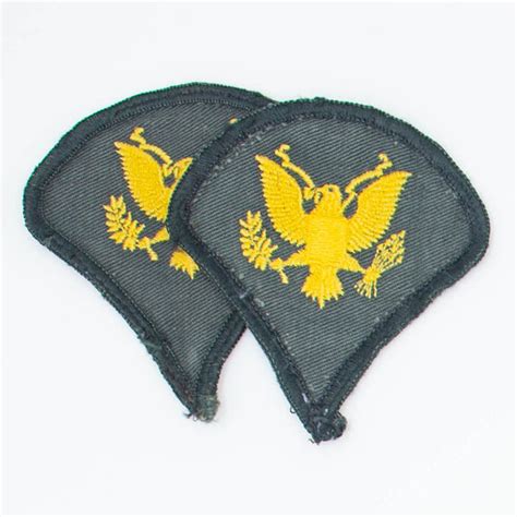 60s Vintage Us Army Specialist Rank Patch Set Omega Militaria