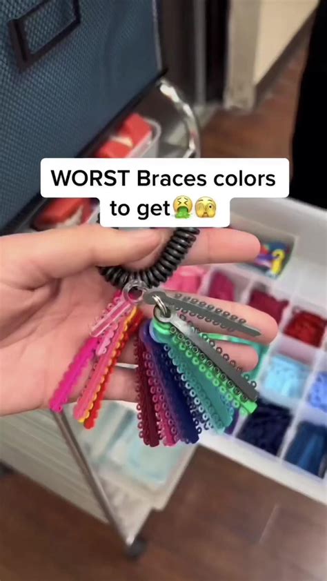 Find The Perfect Braces Color To Complement Your Hair 👩‍🦳 [video
