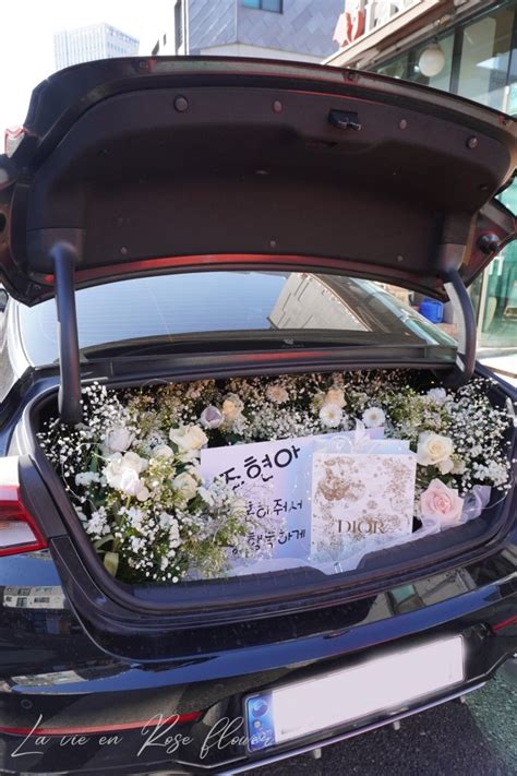 세련된 트렁크 프로포즈 준비해드렸어요~ 자동차프로포즈 광교꽃집 수원꽃집 프로포즈 선물 프로포즈 이벤트 트렁크이벤트 트렁크프로포즈 벌룬트렁크프로포즈 풍선