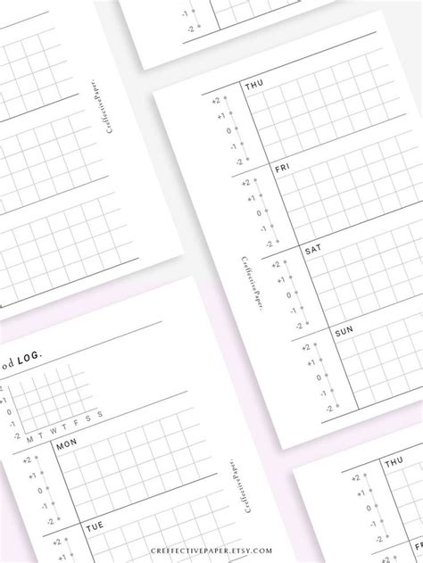 Weekly Mood Journal Printable