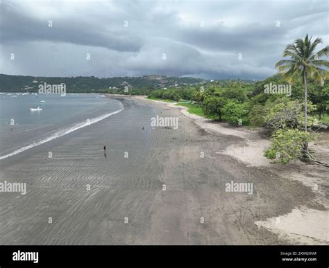 Aerial View Of Playas Del Coco Coco Beach In Guanacaste Costa Rica