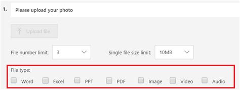 adding attachments in microsoft forms