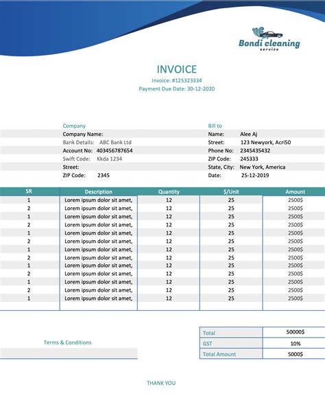 Invoice Template Excel Australia A Comprehensive Guide For Businesses