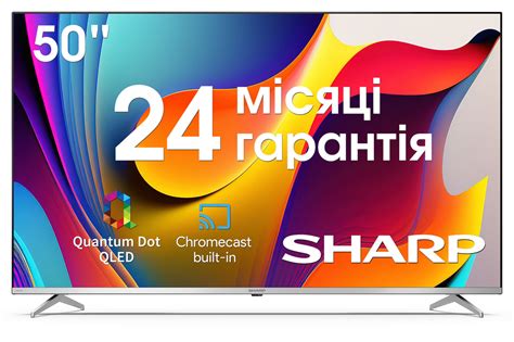 Телевізор Sharp 4t C50fp1el2ab купити ціна характеристики Comfy
