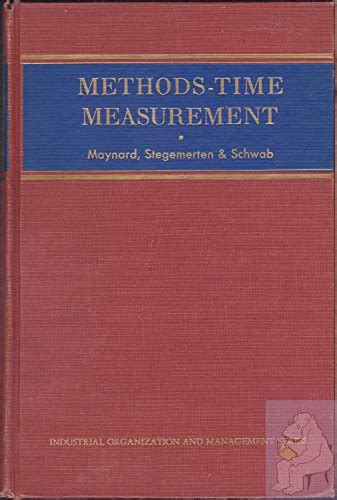 Methods Time Measurement Mcgraw Hill Industrial Organization And