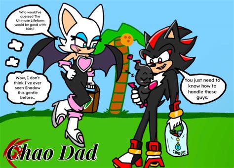 Chao Dad ~ Shadow And Rouge Comic By 13comicfan On Deviantart