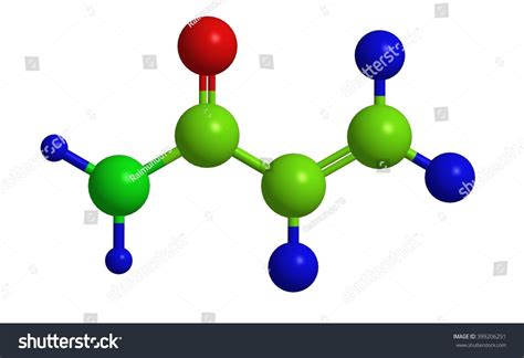 Molecular Structure Acrylamide Acrylic Amide Crystalline Ilustración