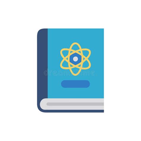 Physics Book Icon For Academic Reference Stock Illustration