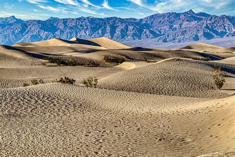 Mesquite Flat Sand Dunes En El Parque Nacional Death Valley En