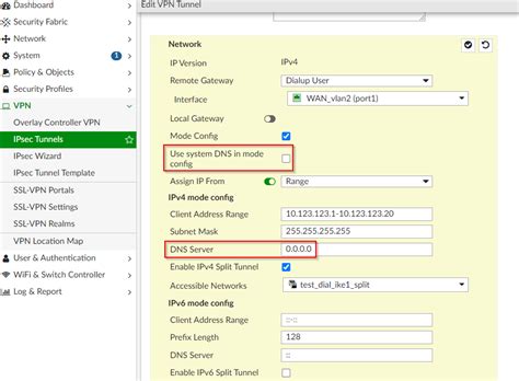 Fortigate Vpn How To Push Specific Dns To Clients R Fortinet