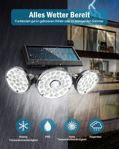 Liibot Lámpara Led Solar Impermeable Para Exteriores Luz Con Sensor De