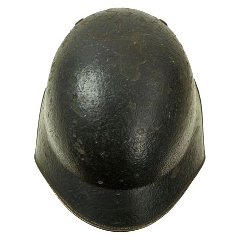 Original Swiss Wwi Wwii M191840 Helmet Complete International Military Antiques