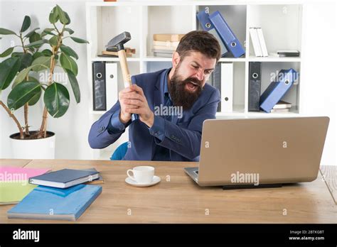 Annoyed User Slow Internet Connection Outdated Software Computer Lag Lagging System Hate