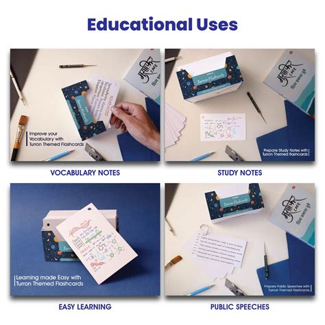 Turron Blank Index Flash Cards Dotted Pattern