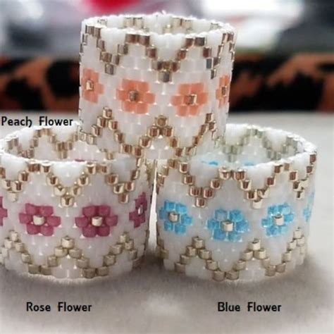 Peyote Ring Pattern Etsy