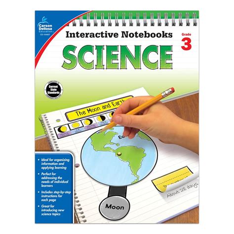 Carson Dellosa Science Interactive Notebook 3rd Grade
