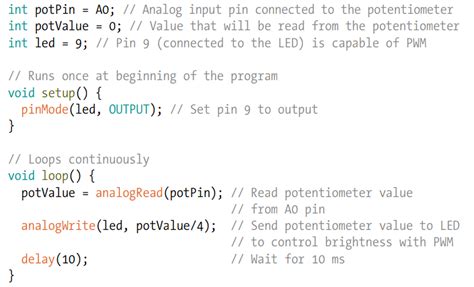 Potentiometer With Arduino Arduino DroneBot Workshop Forums