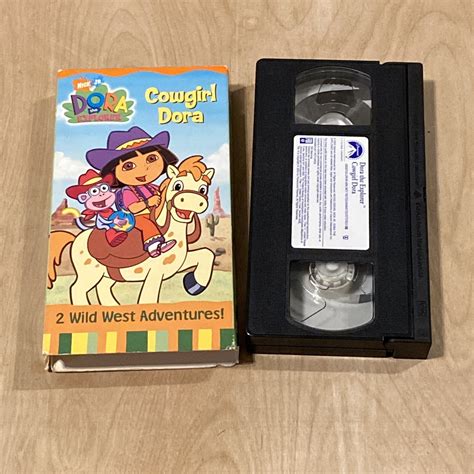 Nick Jr Dora The Explorer Cowgirl Dora Vhs Grelly Usa