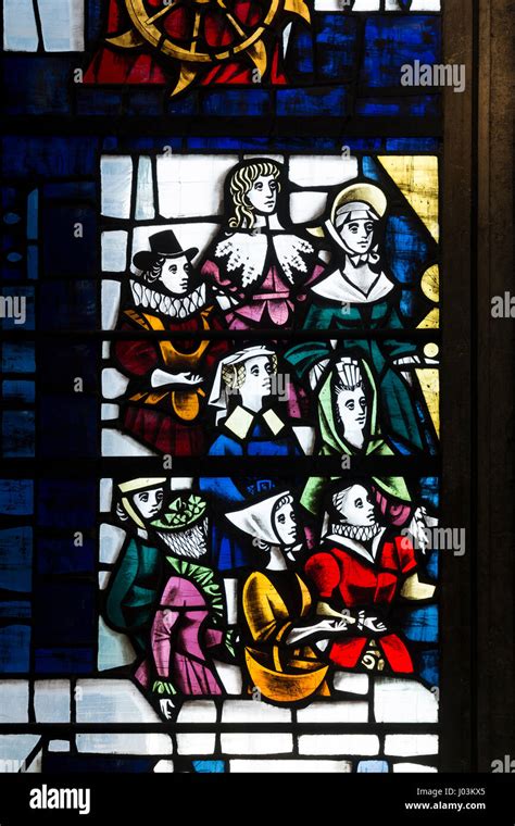 Stained Glass By Harry Stammers In The Lady Chapel St Mary Redcliffe