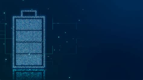 디지털 리튬 이온 충전식 배터리 기호 빛나는 파란색 네온 번개 입자 아이콘으로 고전압 충전 에너지 저장 3d 렌더링 미래 지향적 인 대체 에너지 기술 개념 0명에 대한 스톡