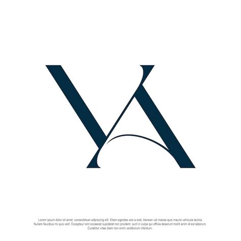 Premium Vector Va Monogram Logo