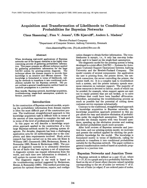 pdf acquisition and transformation of likelihoods to conditional