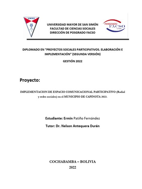 Trabajo Final Dpspvv2 Ermin Patino 3 Descargar Gratis Pdf