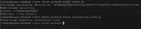 github code this week client server python