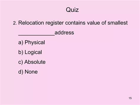 34 Single Partition Allocation Ppt