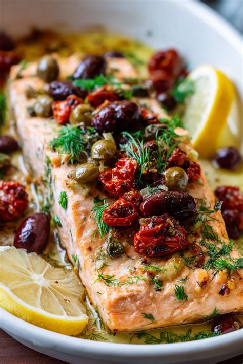 Mediterranean Salmon Bake That Oven Feelin