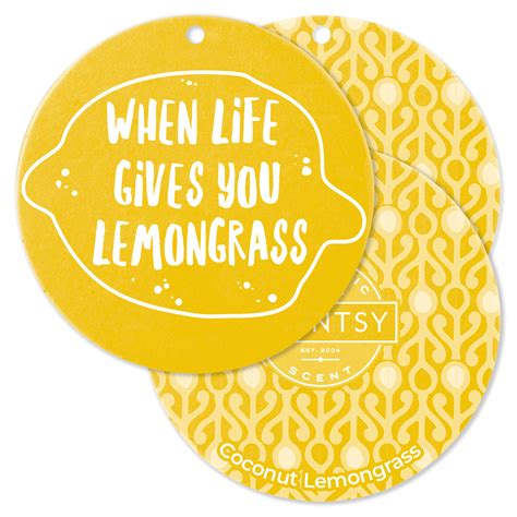 Coconut Lemongrass Scent Circle 3 Pack Scentsy Online Store
