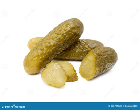 Pepino Amargo Conservado En Vinagre Foto De Archivo Imagen De Objeto