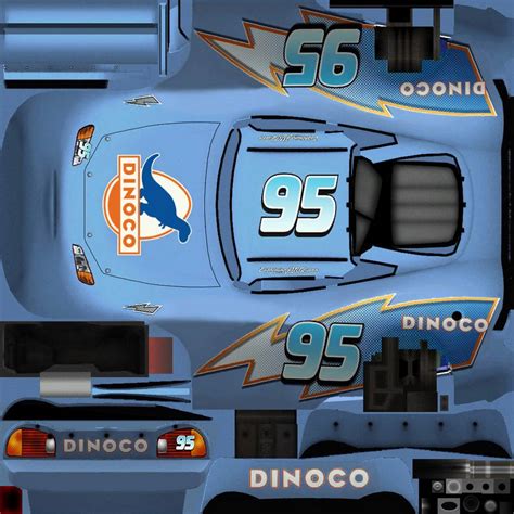 Lightning Mcqueen Dinoco Texture By Dashcrack On Deviantart