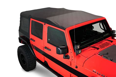 King 4wd Premium Replacement Soft Top For 07 18 Jeep Wrangler Unlimited