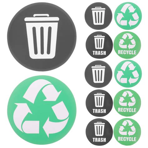 Etiquetas Para Papelera De Reciclaje Pegatinas De Clasificación De