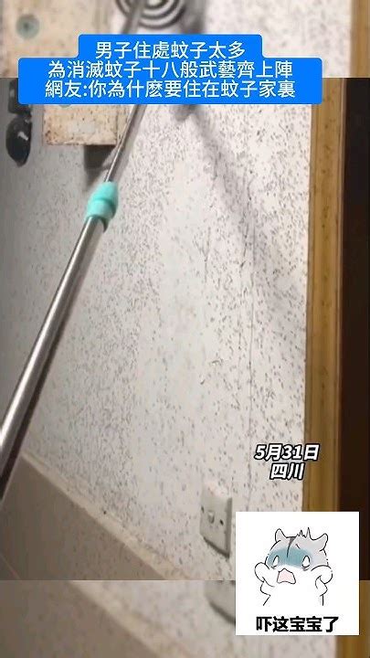 男子住處蚊仔太多，住一晚估計會貧血shorts Youtube