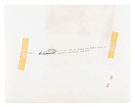 Bob Dylan Signed Photograph Rr Auction