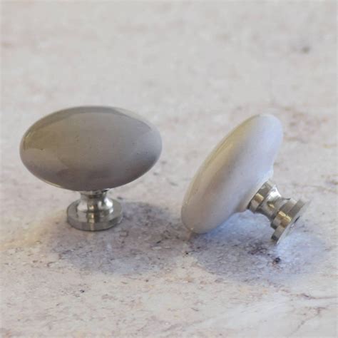 Grey Ceramic Cabinet Door Knobs Cupboard Knobs Dresser Pulls
