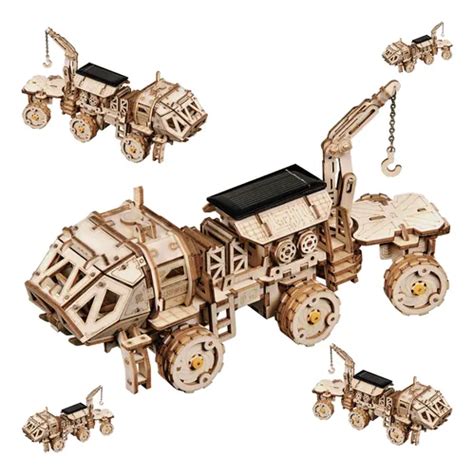 Rover Lunar Ls504 Space Hunting Rokr Kit Educativo Diy Mdf Parcelamento Sem Juros