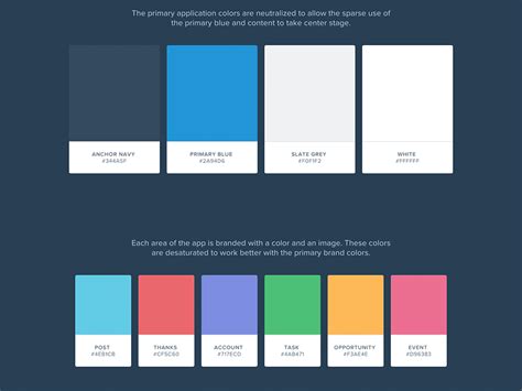 Business Dashboard Color Palette