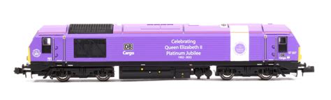 Dapol 2d 010 016 Class 67 Db Cargo Celebrating Queen Rails