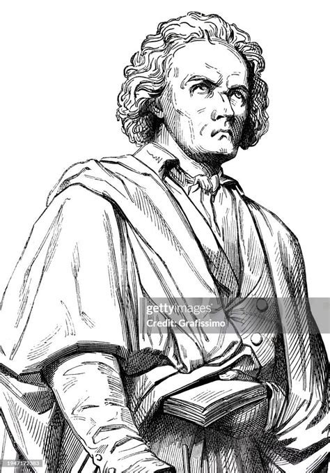 Ludwig Van Beethoven German Composer Portrait 1856 High Res Vector