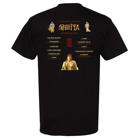 Tracklist Tee Spence Lee