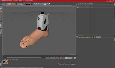3d Bionic Prosthesis With Rubber Foot Turbosquid 2228048