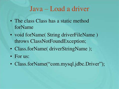 Ppt Java Database Access Powerpoint Presentation Free Download
