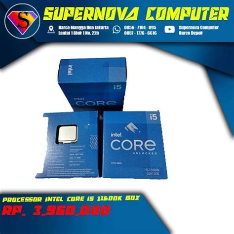 Promo Processor Intel Core I5 11600k Box Diskon 23 Di Seller Ulita