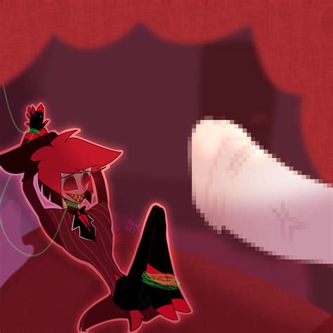 Rule 34 Alastor Hazbin Hotel Artist Request Censored Deer Deer Ears