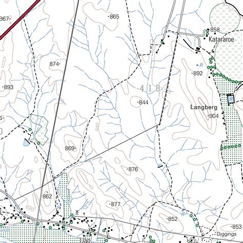 2821ad Upington Wes Map By Chief Directorate National Geo Spatial